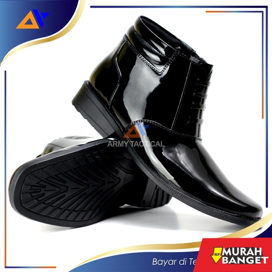 Jual Sepatu pdh- Sepatu PDH 03 Polri Satpam Security Polisi Sepatu ...