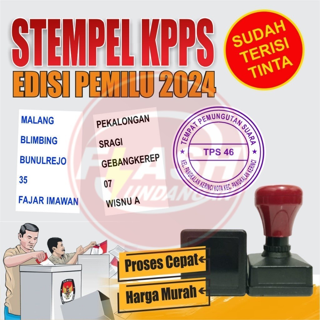 Jual Stempel KPPS, stempel tps, stempel tanda tangan tinta otomatis ...