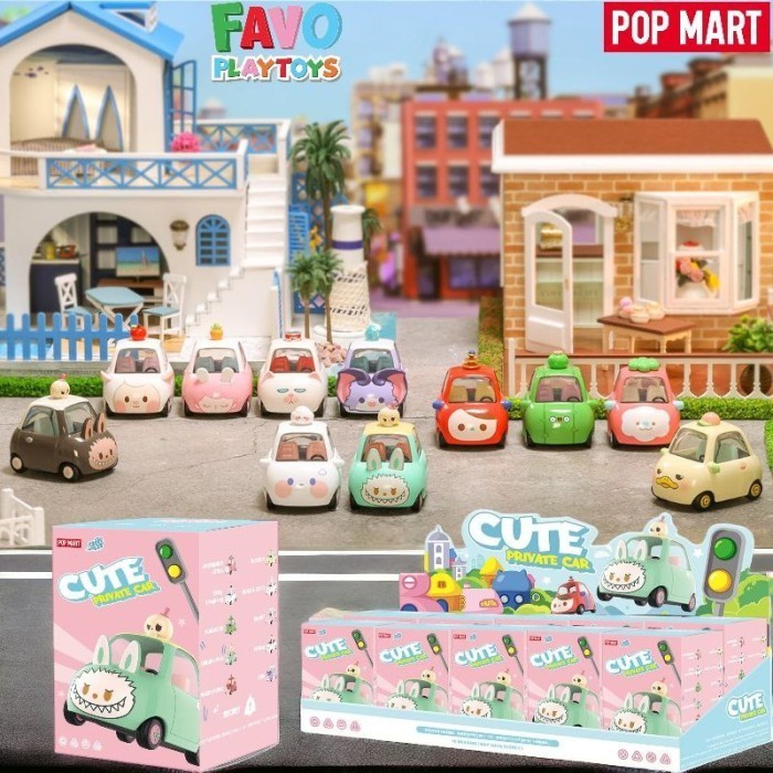 Jual POP MART x POP CAR Cute Private Car Series Blind Box Figure ...