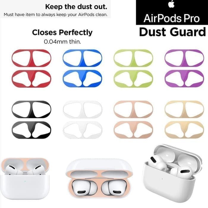Jual Airpods Pro 2019 / Airpods 3 Anti Dust Metal Sticker (Pelindung ...