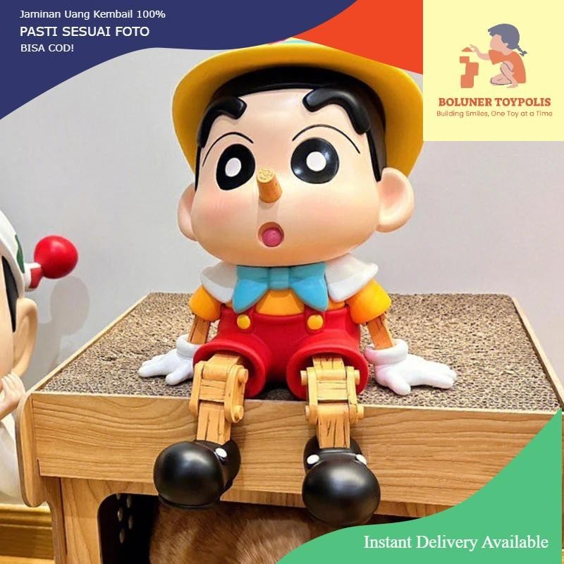 Jual Figure Crayon Shinchan Pinochio Pinokio Costum Shin Chan PVC ...