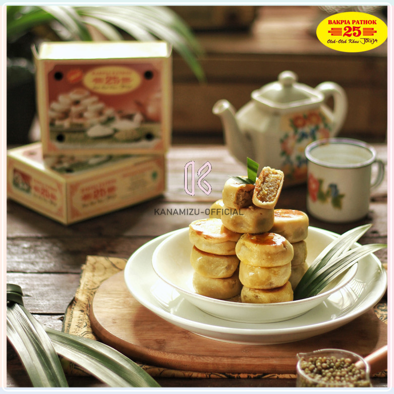 Jual Bakpia Pathok 25 Premium Original Kacang Ijo Pia Basah Fresh Isi ...