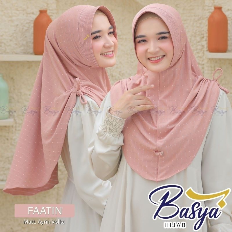 Jual [BASYA] FAATIN ••basya••hijab instan jersey ayrine••kerudung ...