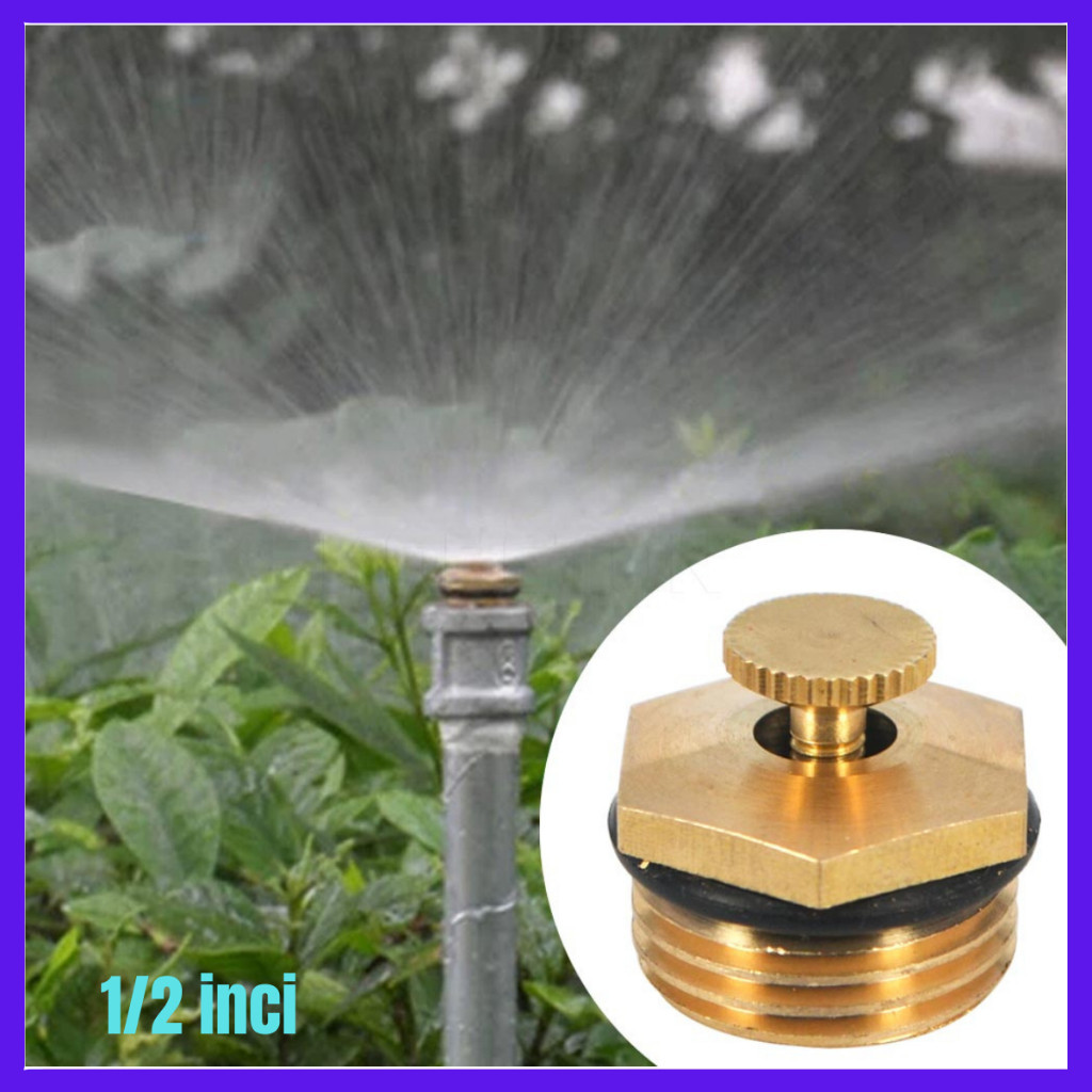 Jual SPRINKLER KUNINGAN SPRAYER ADJUSTABLE SPRAY AIR TAMAN KEBUN ...