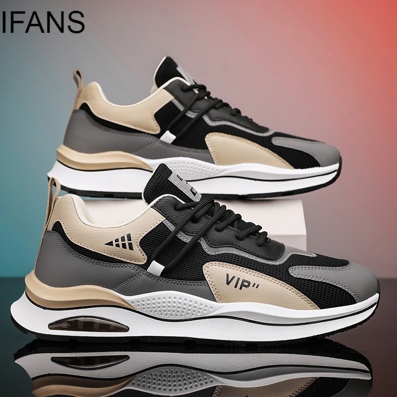 Jual IFANS Sepatu Pria Keren Sneakers Casual Sepatu Olahraga Sekolah ...