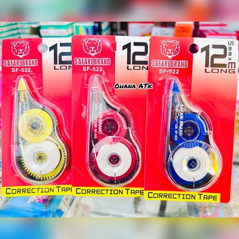 Jual CORRECTION TAPE SF-522 TIP-EX / PITA KOREKSI-PENGHAPUS PITA ROLL ...