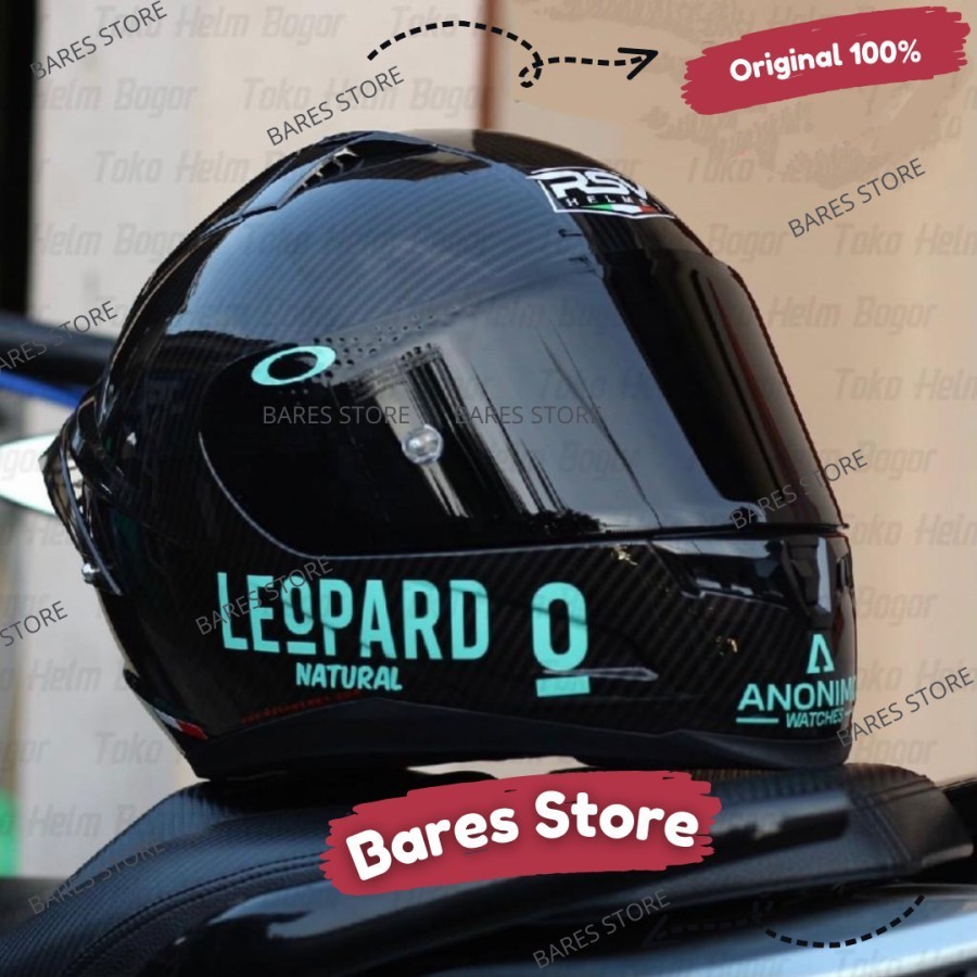 Jual Helm RSV FF500 Carbon Paket Ganteng Leopard Tosca Double Visor ...