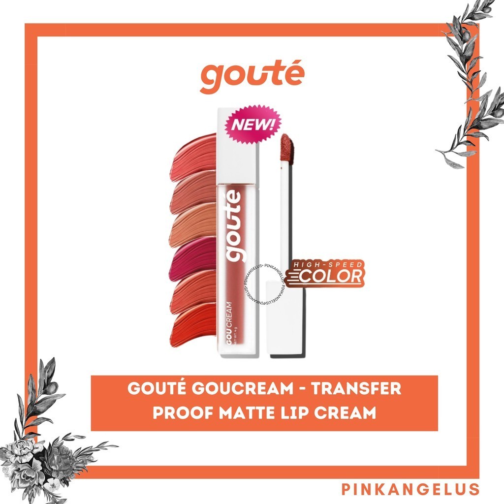 Jual gouté Goucream - Transfer Proof Matte Lip Cream │ Long-lasting up ...