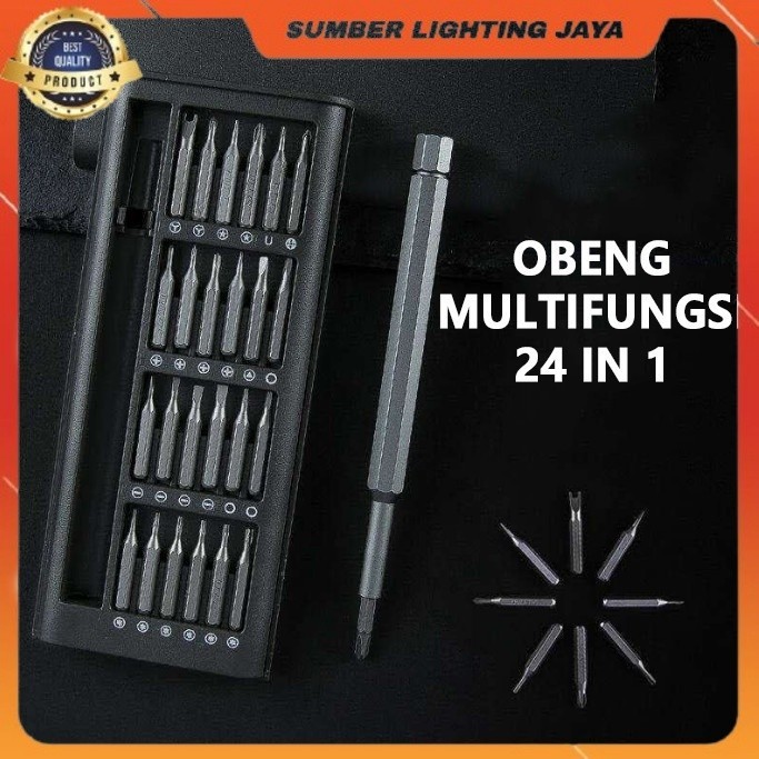 Jual COD & READY STOK OBENG MULTIFUNGSI 24 IN 1 / OBENG KECIL / OBENG 24 IN 1/ OBENG SERVICE HP ...