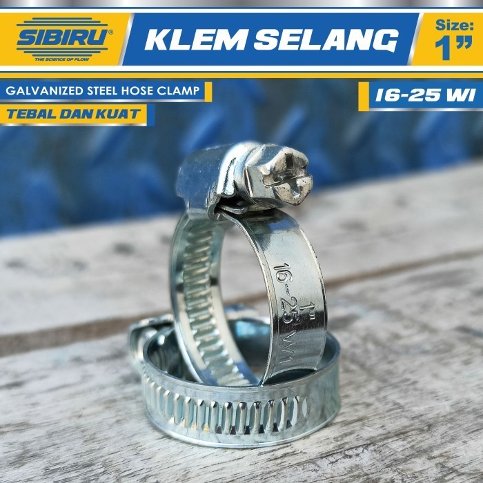 Jual Klem Selang / Hose Clamp Gas Sibiru 1 " ( 1 kotak isi : +- 50 pcs ...