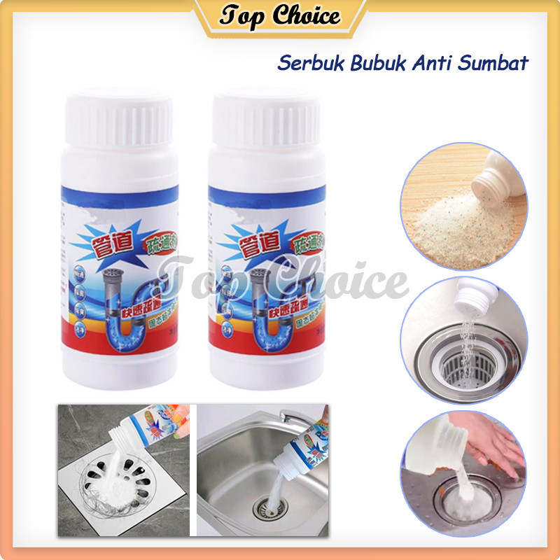 Jual Serbuk Anti Sumbat / Obat Anti Mampet Saluran Pipa Dapur Soda Api ...