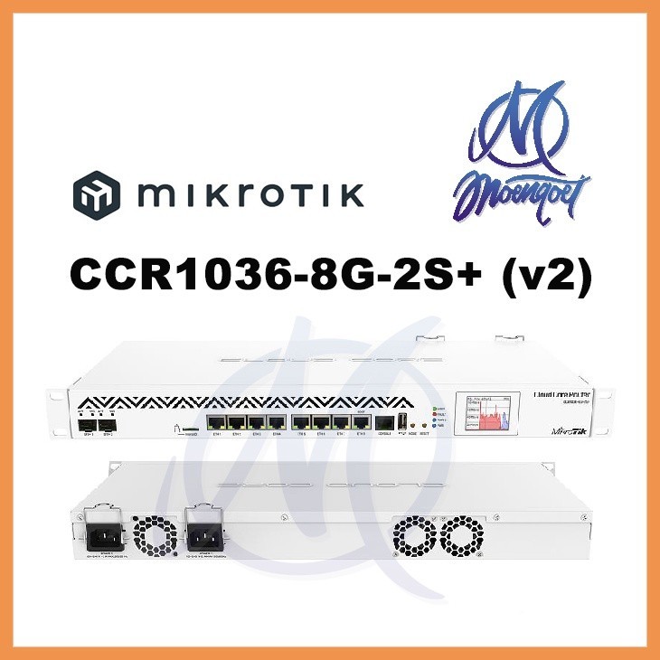 Jual Mikrotik CCR 1036 8G 2S+ v2 CCR1036-8G-2S+ v2 | Shopee Indonesia