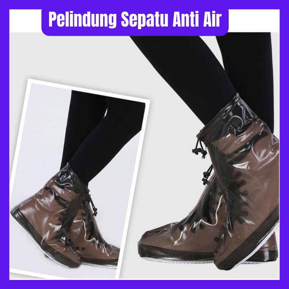 Jual SILVIA ATENA STORE-Jas Hujan Sepatu Anti Air Alas Karet untuk Pria ...