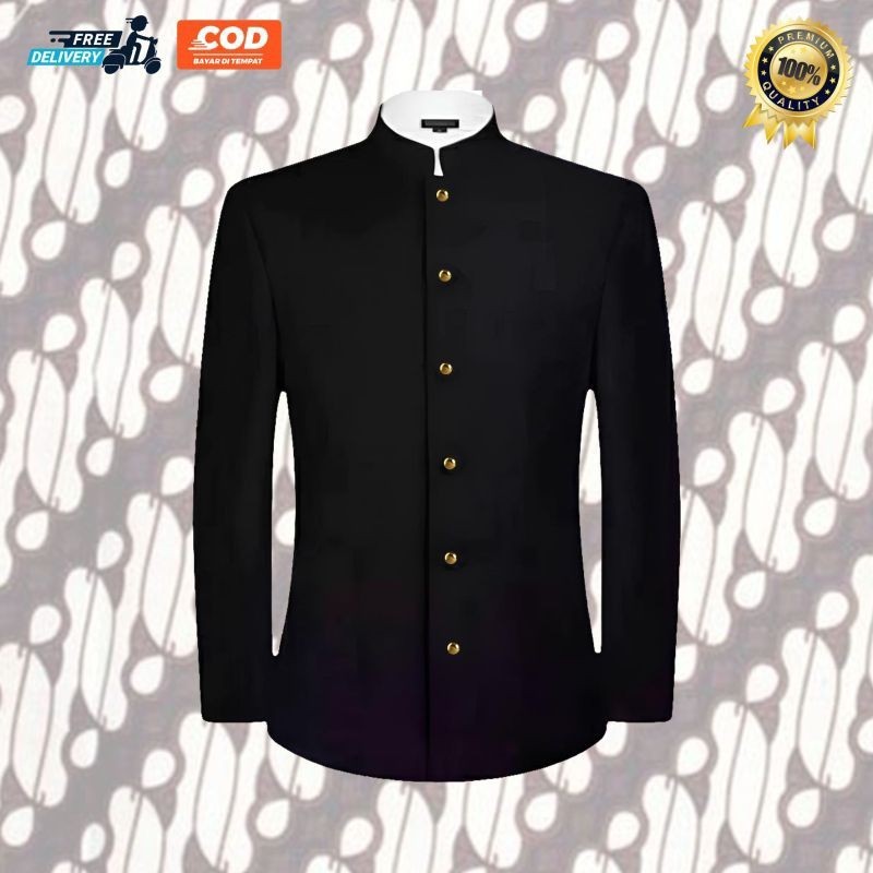 Jual Baju Atasan Basofi Dewasa Lengan Panjang Baju Beskap Baju Adat ...