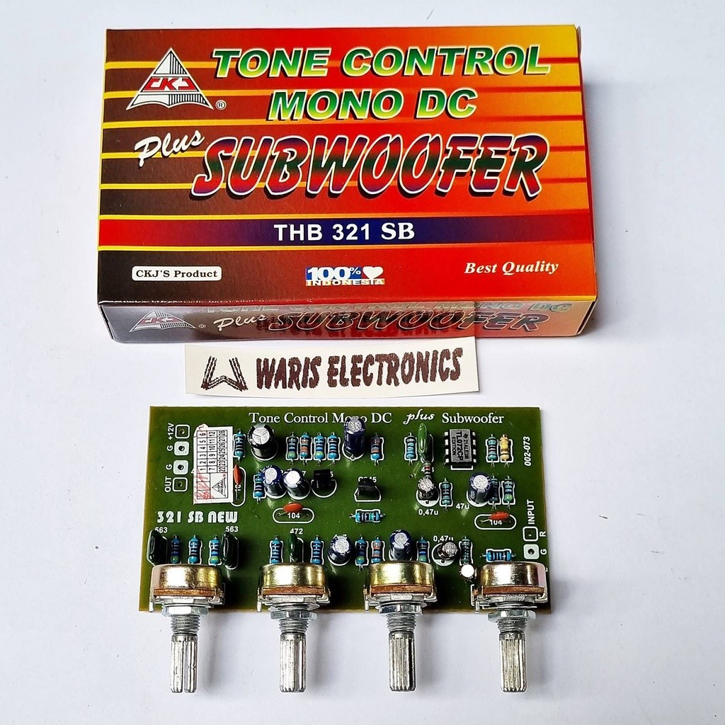 Jual Tone Control Subwoofer DC 12v Mono CKJ THB 321 SB | Shopee Indonesia