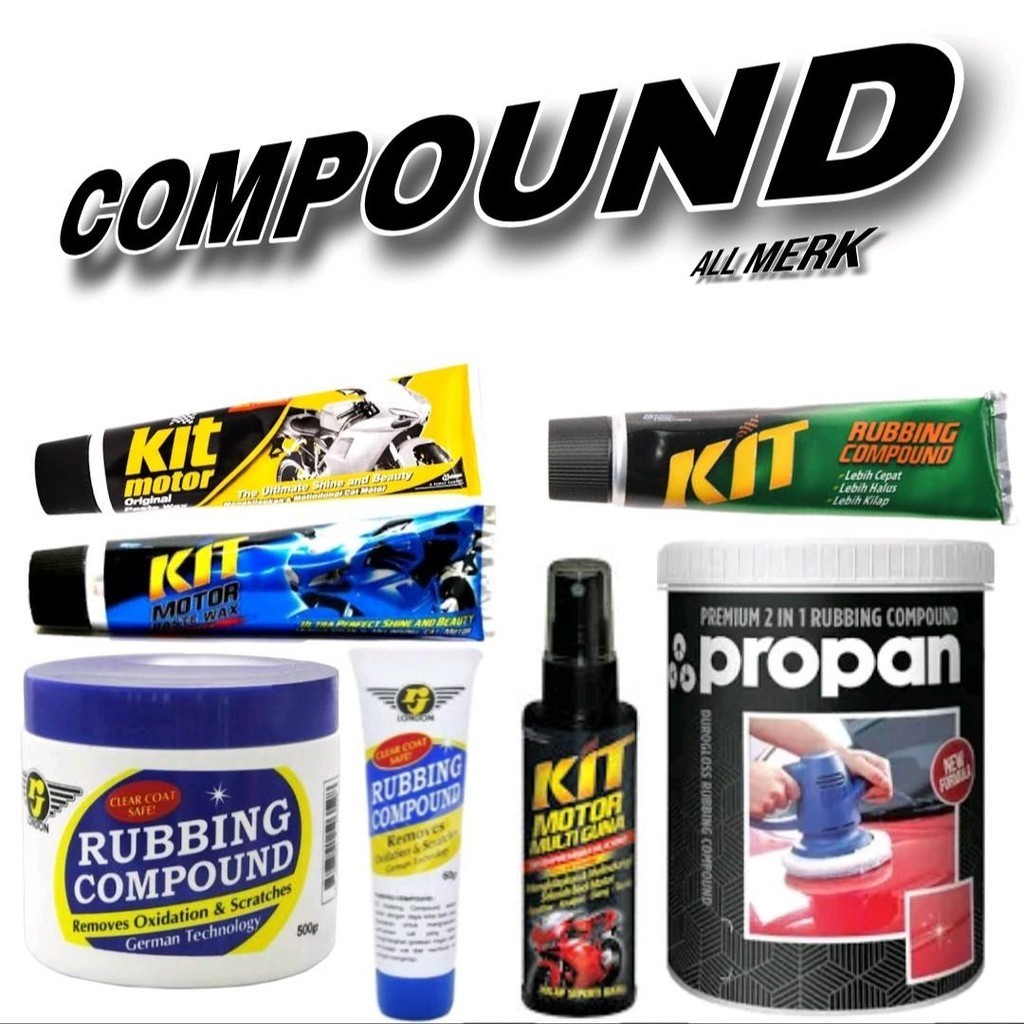 Jual compound all merk kit rj propan COMPON alfagloss 50gr semua rj ...