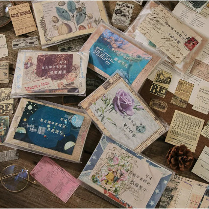 Jual Kertas Hias Scrapbook Journal Set Kit ISI 200 PCS TERLENGKAP ...