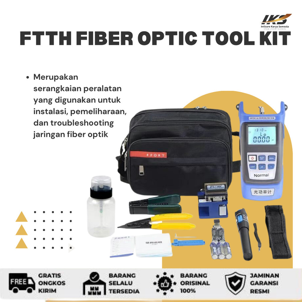 Jual FTTH Fiber Optic Tool Kit / Toolkit FO Lengkap | Shopee Indonesia