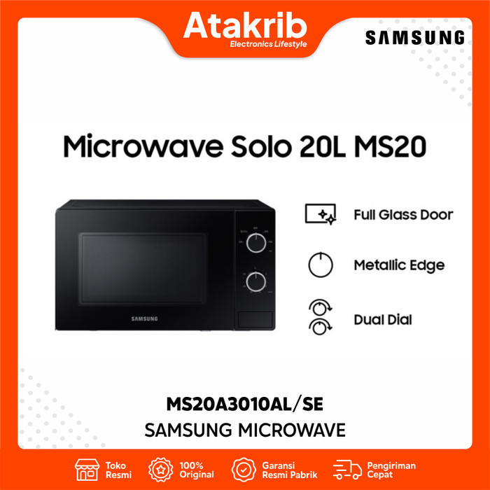 Jual SAMSUNG MICROWAVE MS20A3010AL/SE Solo MS20A dengan Full Glass Door ...