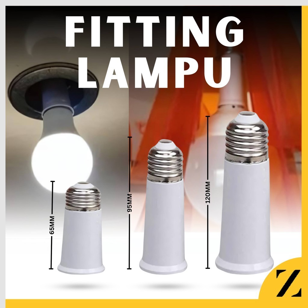 Jual Fitting Sambungan Extension Lampu Bohlam E27 Sambung Pemanjang ...