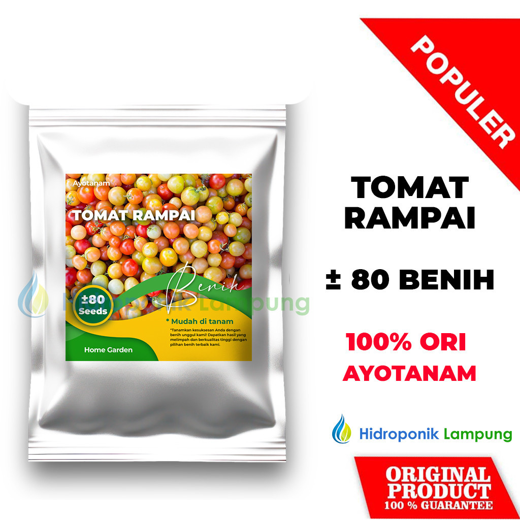 Jual AYOTANAM Benih Tomat Rampai isi ± 80 Benih | Shopee Indonesia