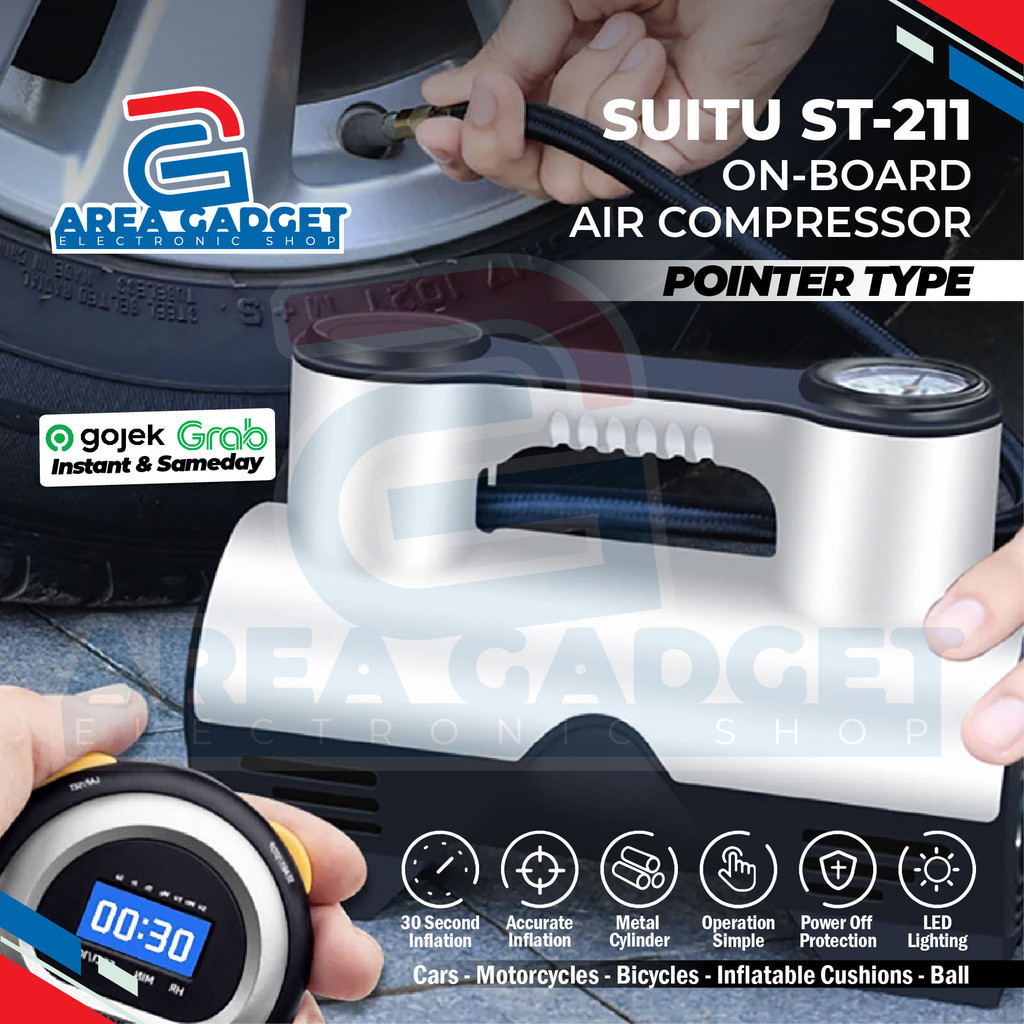 Jual POMPA ELEKTRIK SUITU Air Compressor Pompa UDARA ELEKTRIK Pump BAN ...