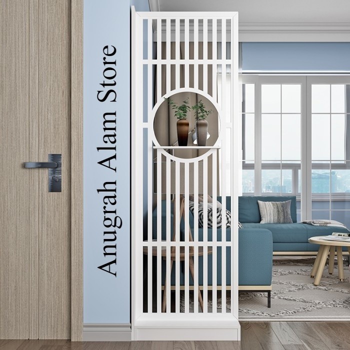 Jual Rak Partisi Penyekat Ruangan Minimalis Kayu Modern Pembatas ...