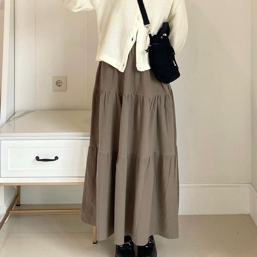 Jual Rok Susun Clara - Rok 3 susun - Rok rempel - Rok wanita Polos ...