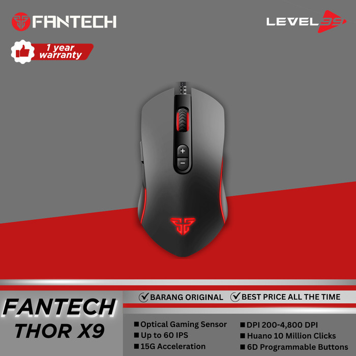 Jual Fantech X9 THOR Standart Macro Gaming Mouse | Shopee Indonesia