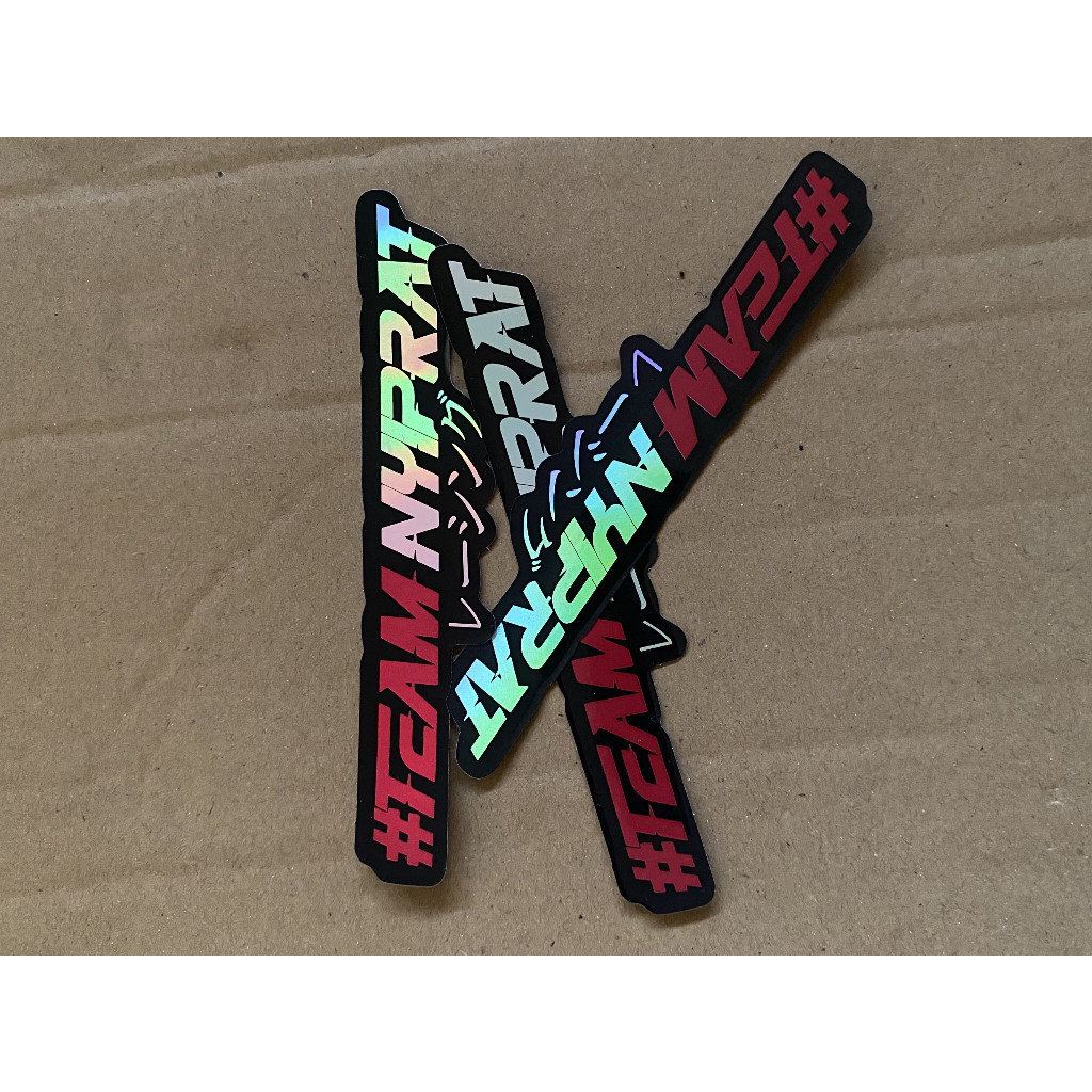 Jual Sticker Hologram Aestetik keren TEAM NYIPRAT - STH2 - TEAM NYIPRAT ... Jual Sticker Hologram Aestetik keren TEAM NYIPRAT - STH2 - TEAM NYIPRAT ...
