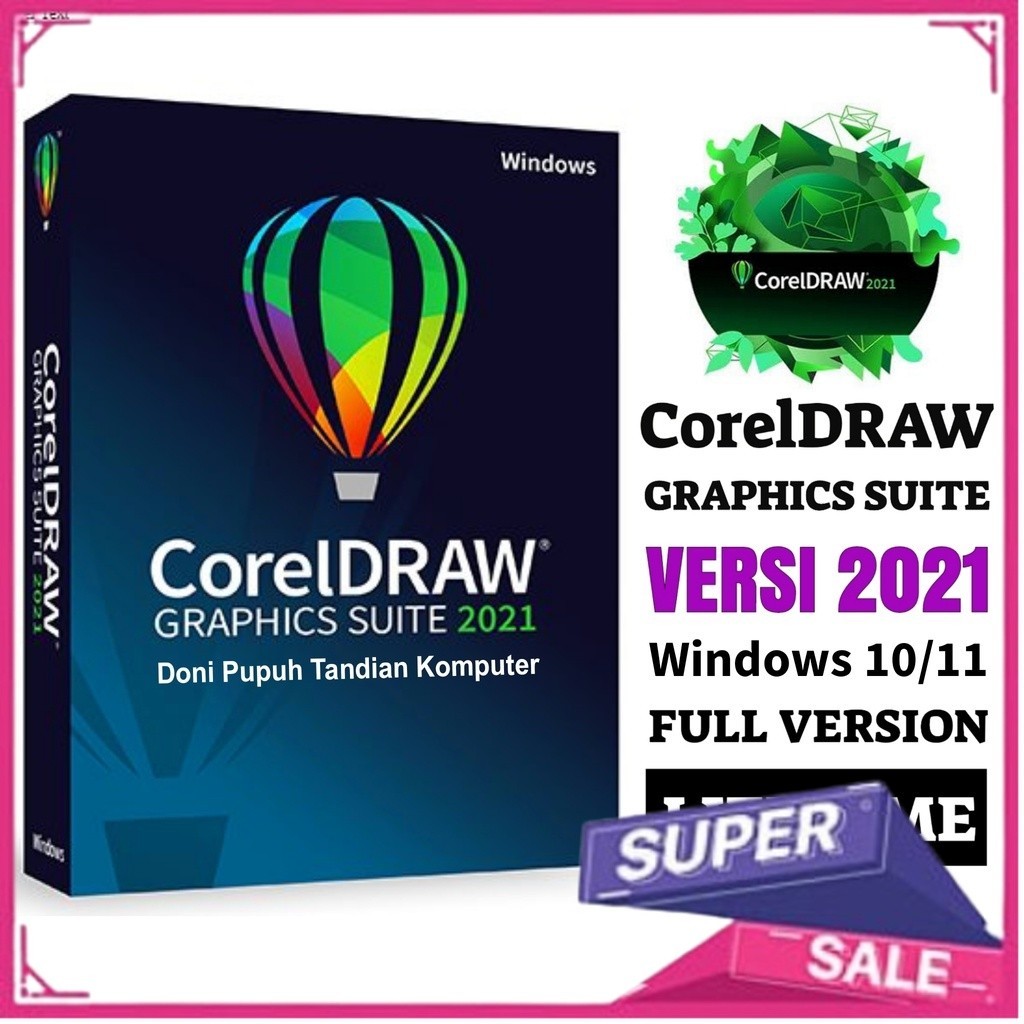 Jual Beli 3 Gratis 1 CorelDRAW 2021 Full Version Lifetime - Corel DRAW 2021 | Shopee Indonesia