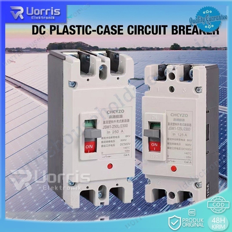 Jual MCB DC 2P 50A 100A DC 500 V MCB Circuit Breaker untuk Sistem PV C ...