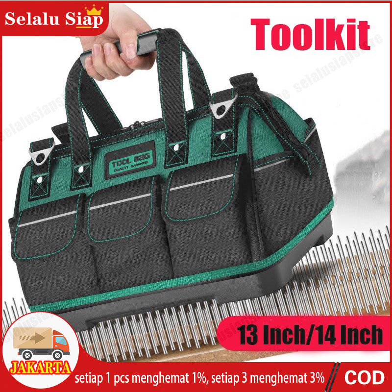 Jual GREENER Toolbag 14-16 inch Kain Oxford Tebal Tas Alat Perkakas ...