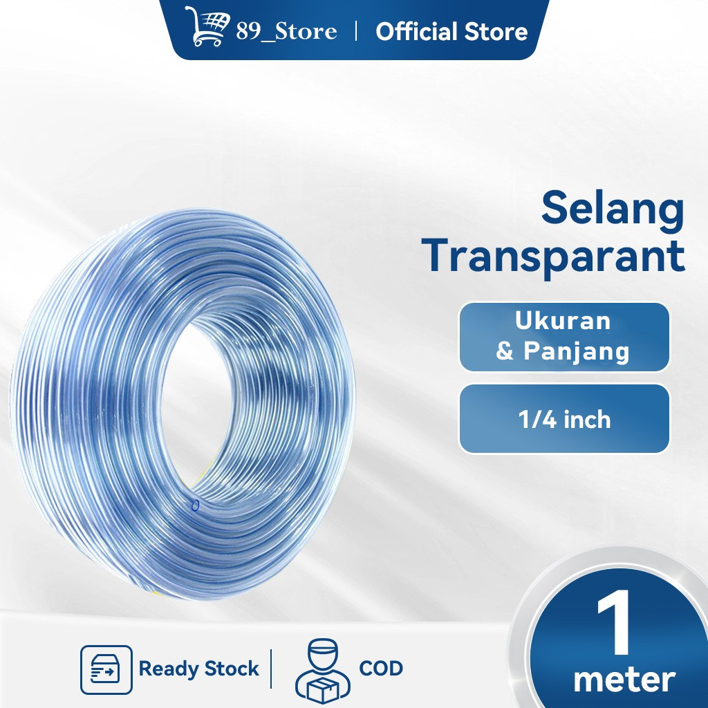 Jual SELANG AIR 1/4 INCH PERMETER /SELANG TUKANG / SELANG AIR TIMBANG /SELANG WATERPASS TUKANG ...