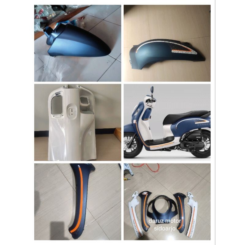 Jual cover body scopy 2023 2024 biru doff | Shopee Indonesia