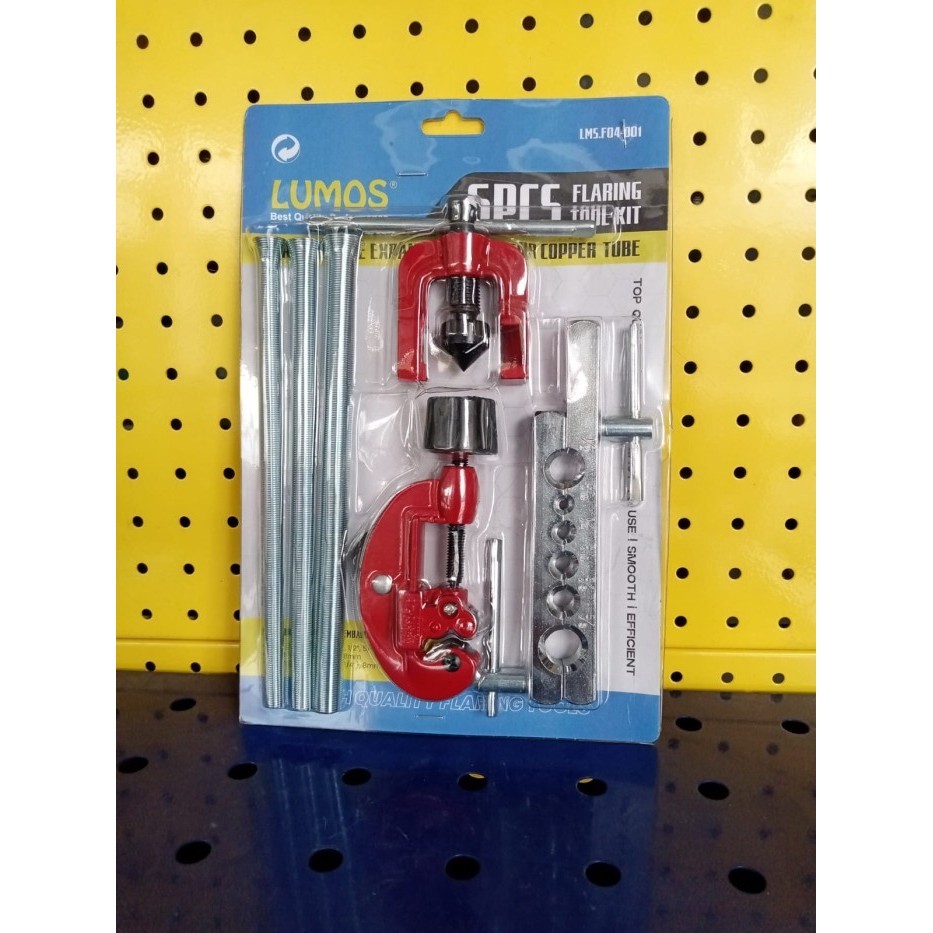 Jual LUMOS Flaring Tool Kit Set 6 Pcs - Alat Pemekar Pipa Tembaga Pvc ...