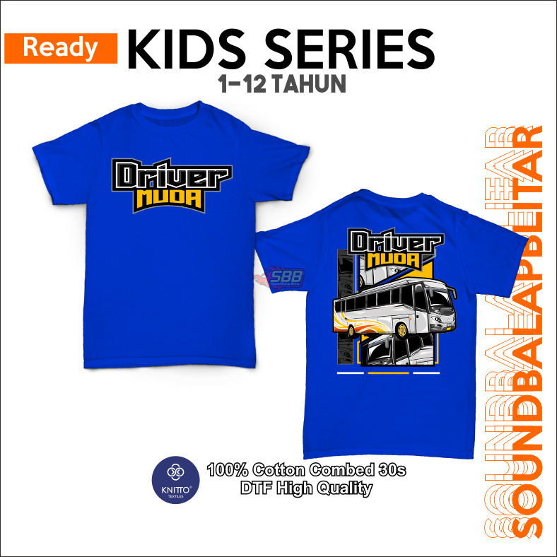 Jual QUALITY | KAOS BUS MANIA ANAK DRIVER MUDA TRUK CANTER BUS - LS65 | Shopee Indonesia
