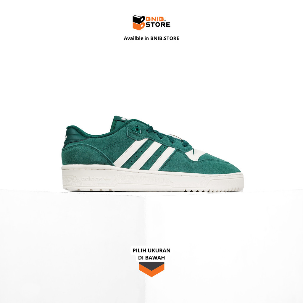 Jual Sepatu Sneaker Pria Adidas Rivalry Low Collegiate Green [IE7209 ...
