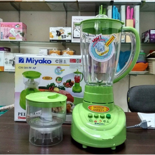 Jual MIYAKO CHOPPER PLASTIK 1.5 LITER 2IN1 CH 501PF MURAH ORIGINAL ...