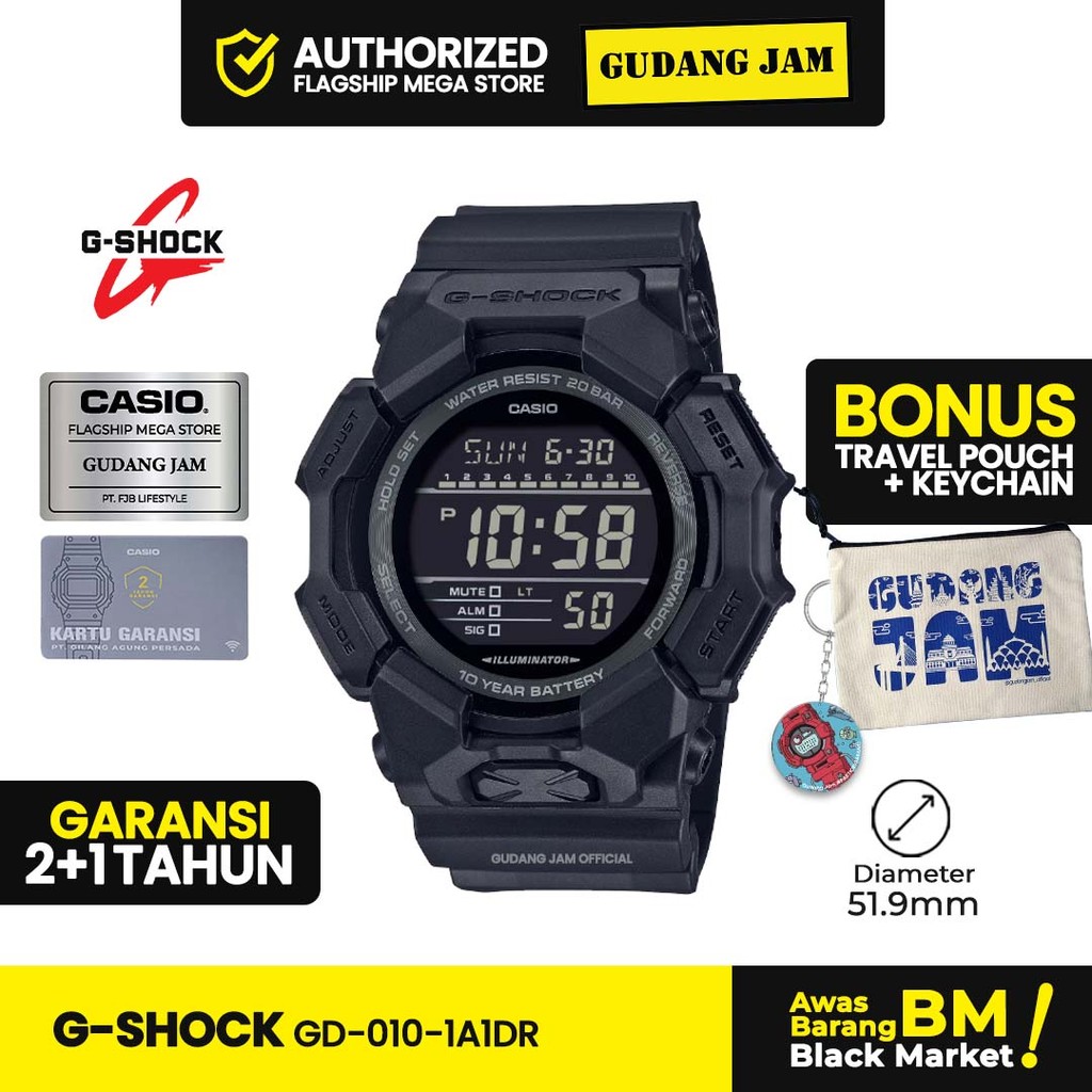 Jual G-Shock Pria GD-010-1A1DR GD-010-1A1 GD-010 GD010 GD010 | Shopee Indonesia