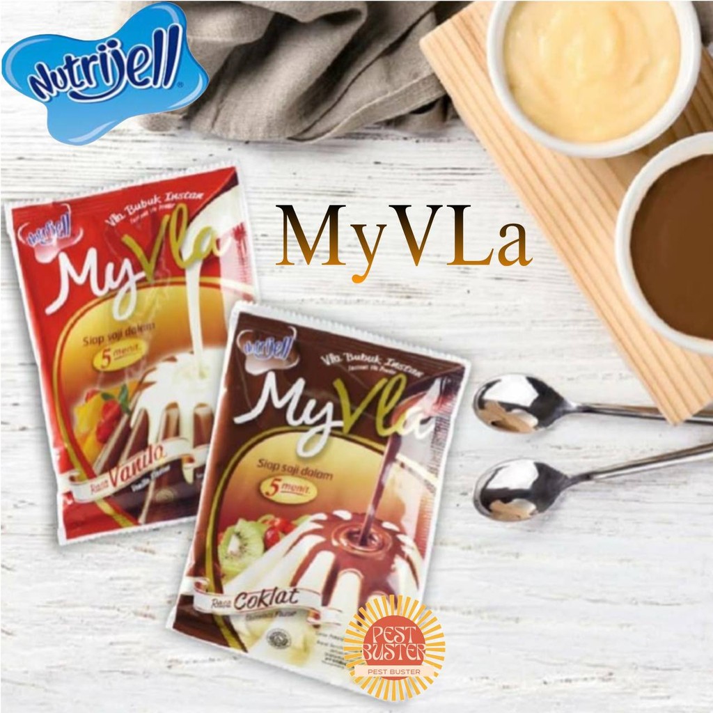 Jual My Vla Bubuk Instan Pudding Puding Powder Pelengkap Cokelat Vanila ...