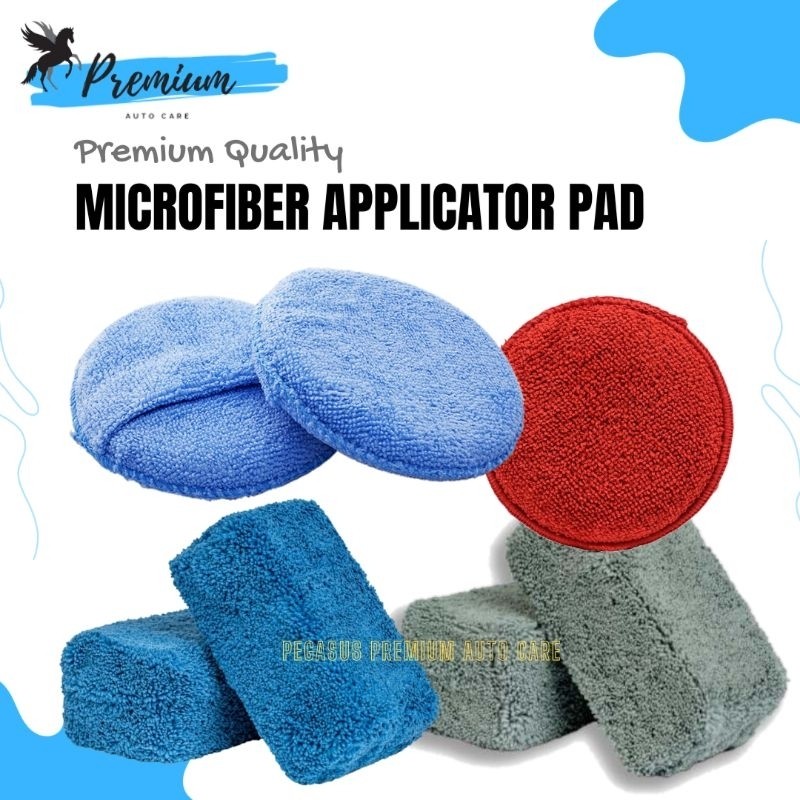 Jual Microfiber Applicator Pad / Waxing Pad / Busa Poles Wax Mobil ...