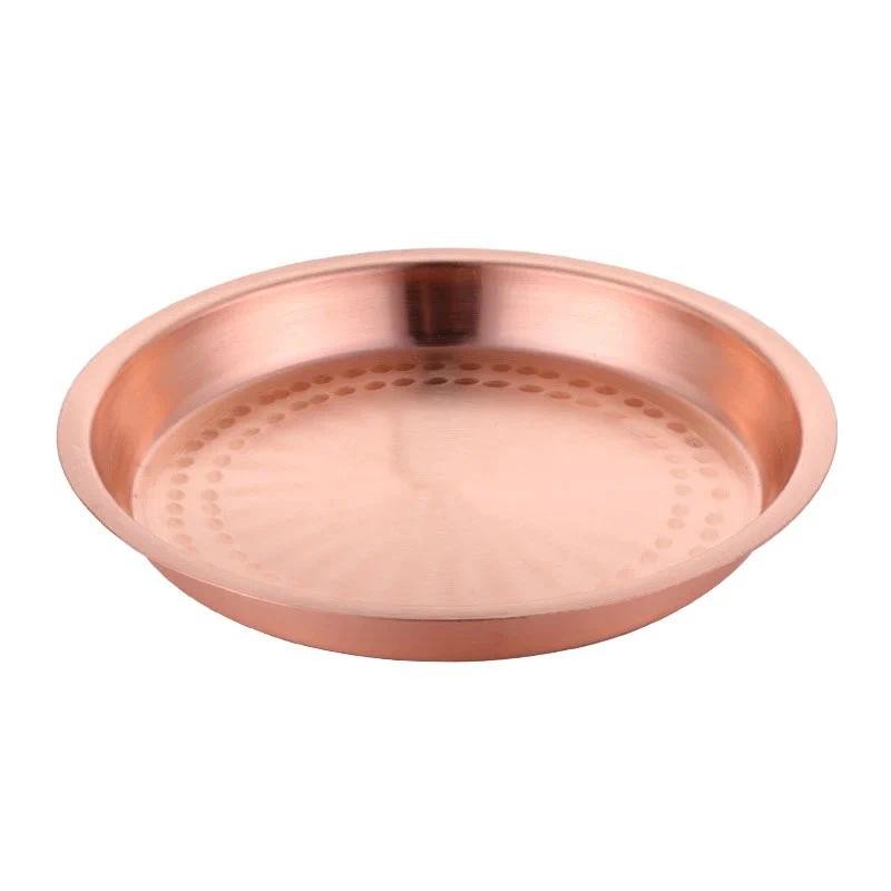 Jual Pure Steamed chicken copper plate Big chicken plates Brass disc ...