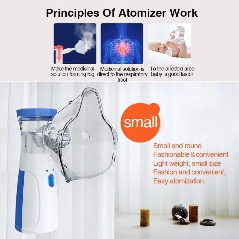 Jual Nebulizer Alat Uap Bantu Pernafasan Asma Inhalasi / N7 PLUS ...