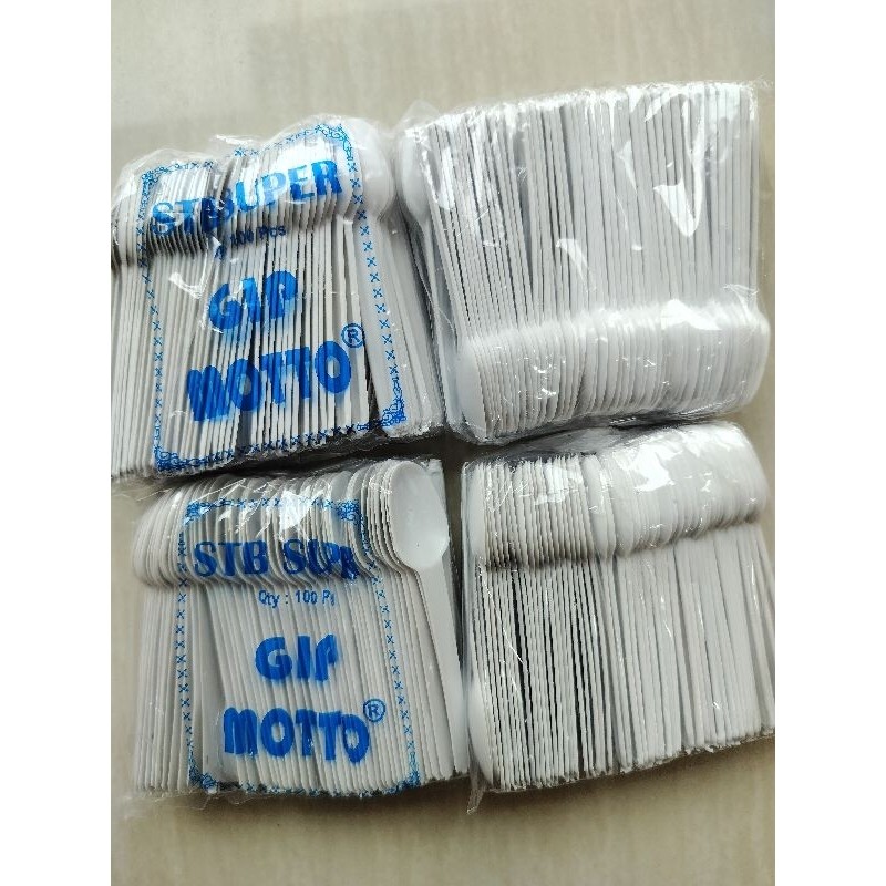 Jual SENDOK PUDDING / SENDOK JELLY / SENDOK STB SUPER PUTIH SUSU ISI ...