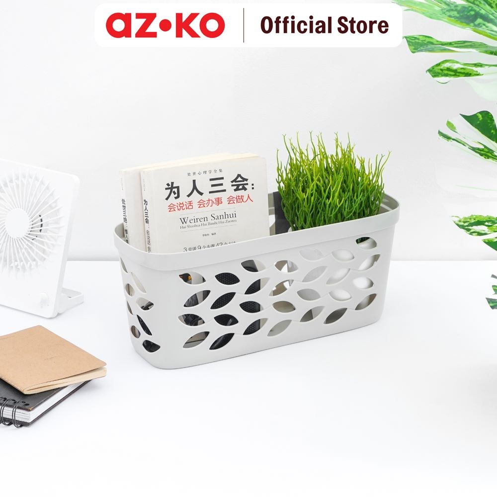 Jual AZKO Ezy Storage 34.5x13.5x15 cm Fleur Keranjang Penyimpanan ...