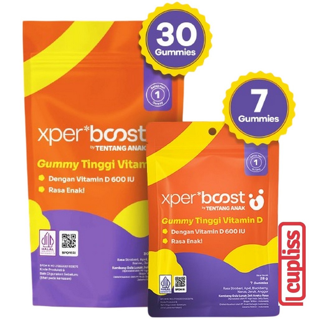 Jual Expert Boost Gummy Vitamin D 600IU Xper Xpert Anak dan Dewasa 600 ...