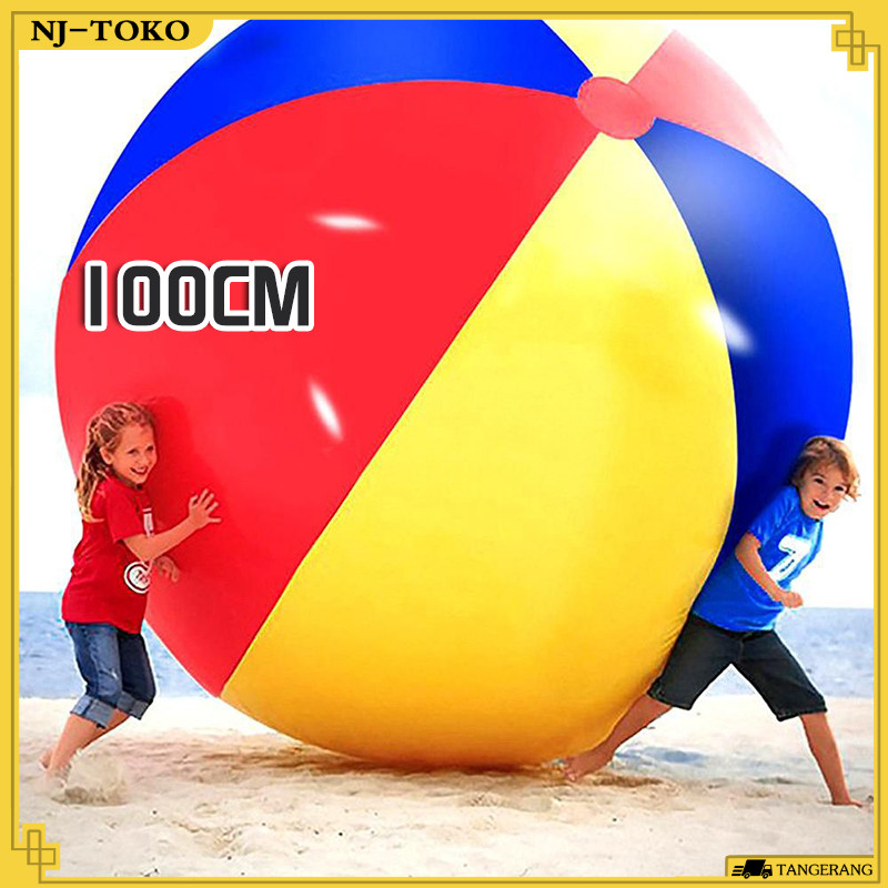Jual 100cm Bola Pantai PVC Bola Pantai Jumbo Inflatable Giant Beach ...