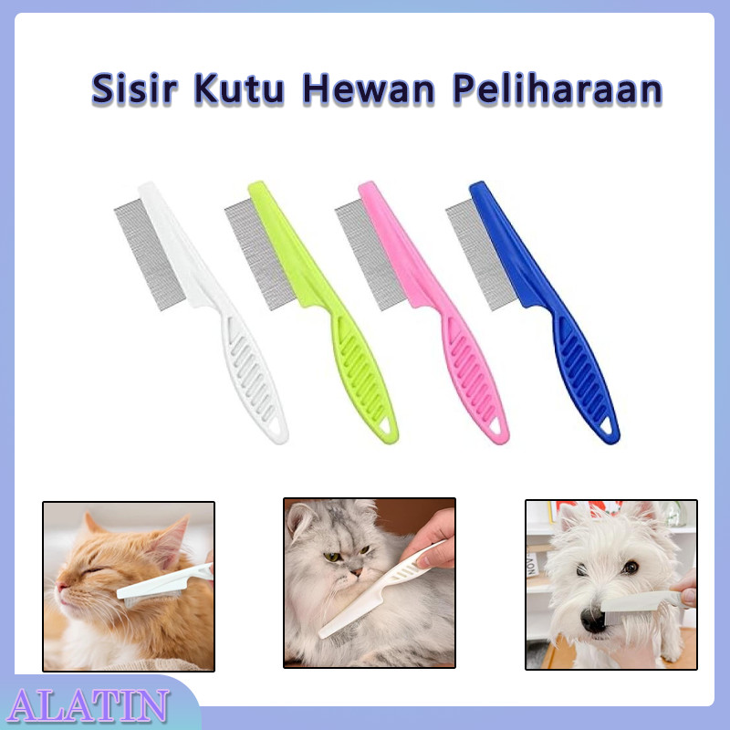 Jual Sisir Penghilang Kutu Untuk Anjing Dan Kucing Sisir Perawatan ...