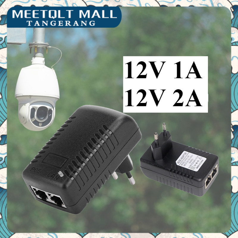 Jual Adaptor Poe 12v 1a 2a Lan Injector Pengisi Daya Kabel Jaringan ...